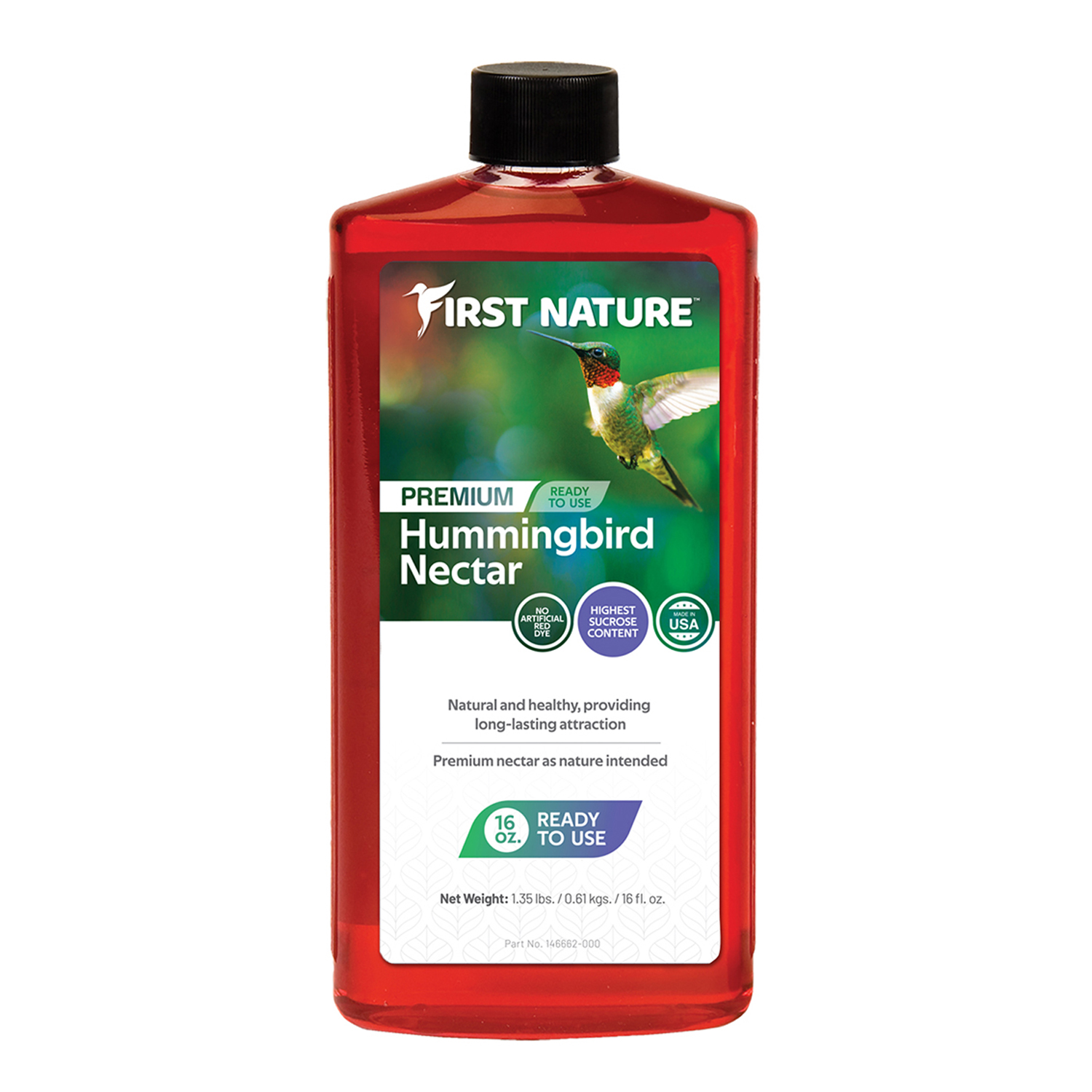16 oz Ready-to-Use Hummingbird Nectar - First Nature
